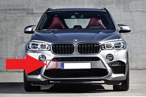 BMW NEW GENUINE X5 SERIES M F85 FRONT BUMPER TOW HOOK EYE COVER ...