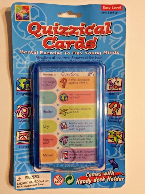 Quizzical Cards Education Home Schooling Easy Level Flex Young Minds ...