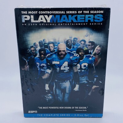 Playmakers The Complete Series Brand New Sealed ESPN Original Football ...