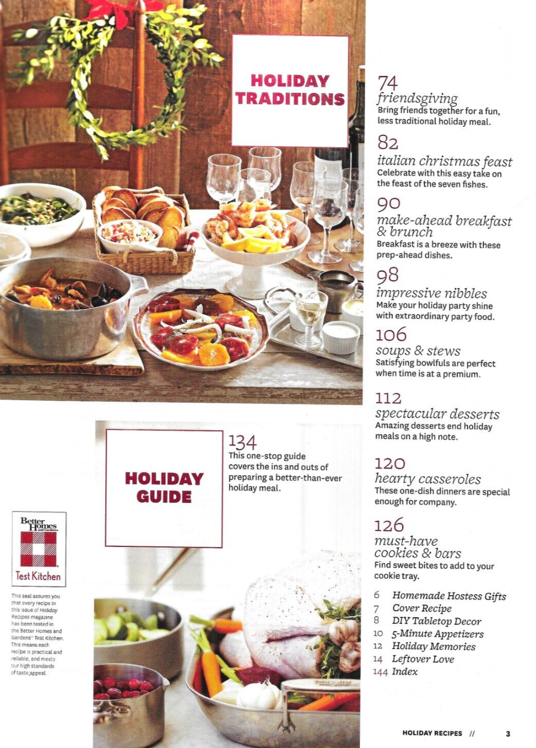 Holiday Recipes Magazine Homemade Meals Appetizers Breakfast Casseroles ...