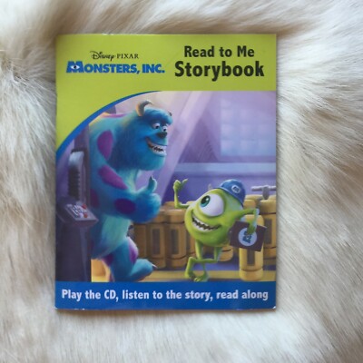 MonsterS Inc Movie READ TO ME STORYBOOK CD Book Monsters Inc CD Read ...