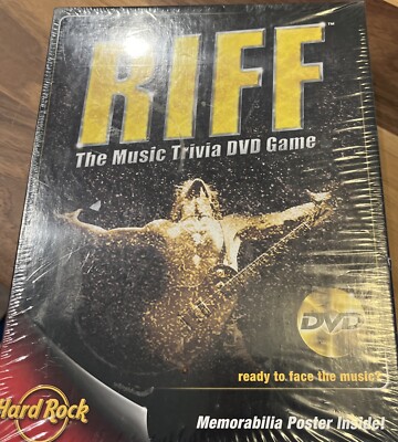 RIFF The Music Trivia DVD Game Hard Rock Game Night Fun,Family,Rock ...