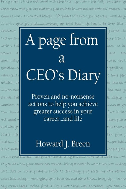 A Page From A Ceo's Diary von Howard Breen (2009, Taschenbuch) online ...
