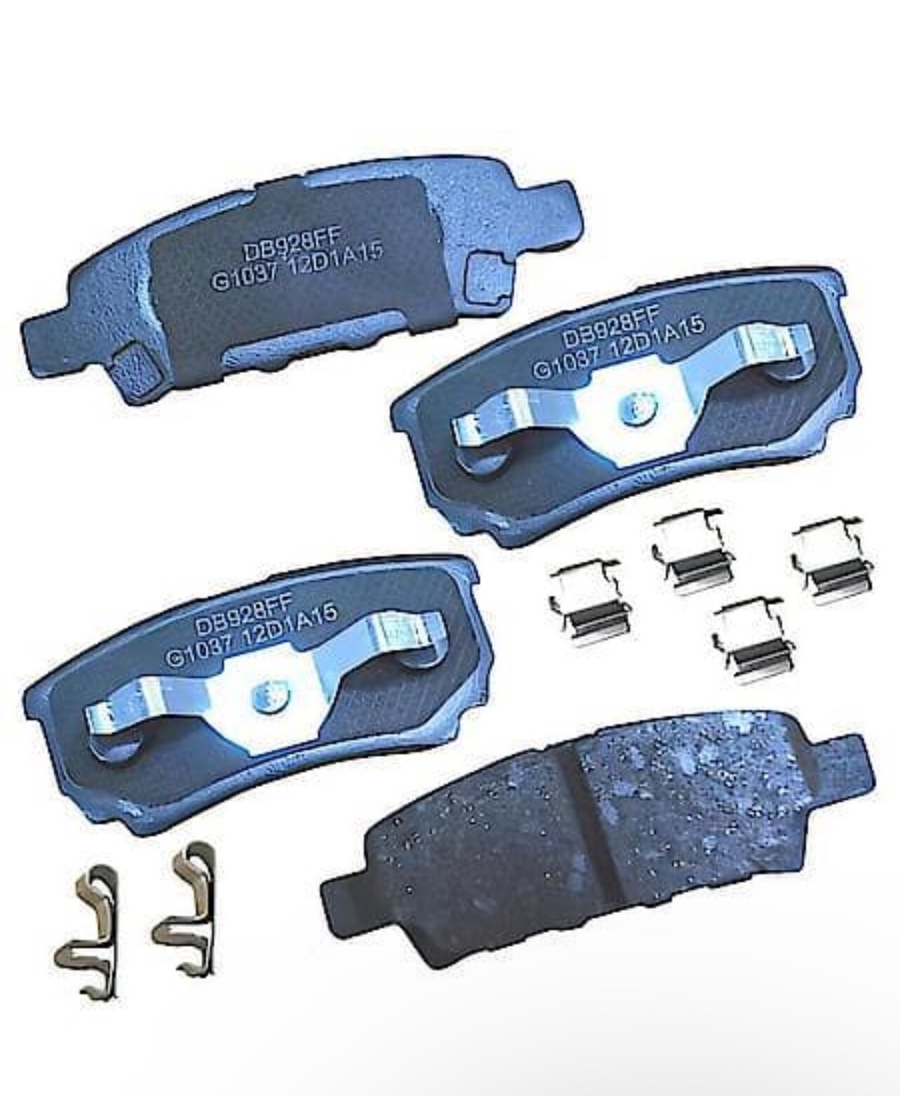 Disc Brake Pad Set-Premium Gold Ceramic Rear Brake Pads CARQUEST ...