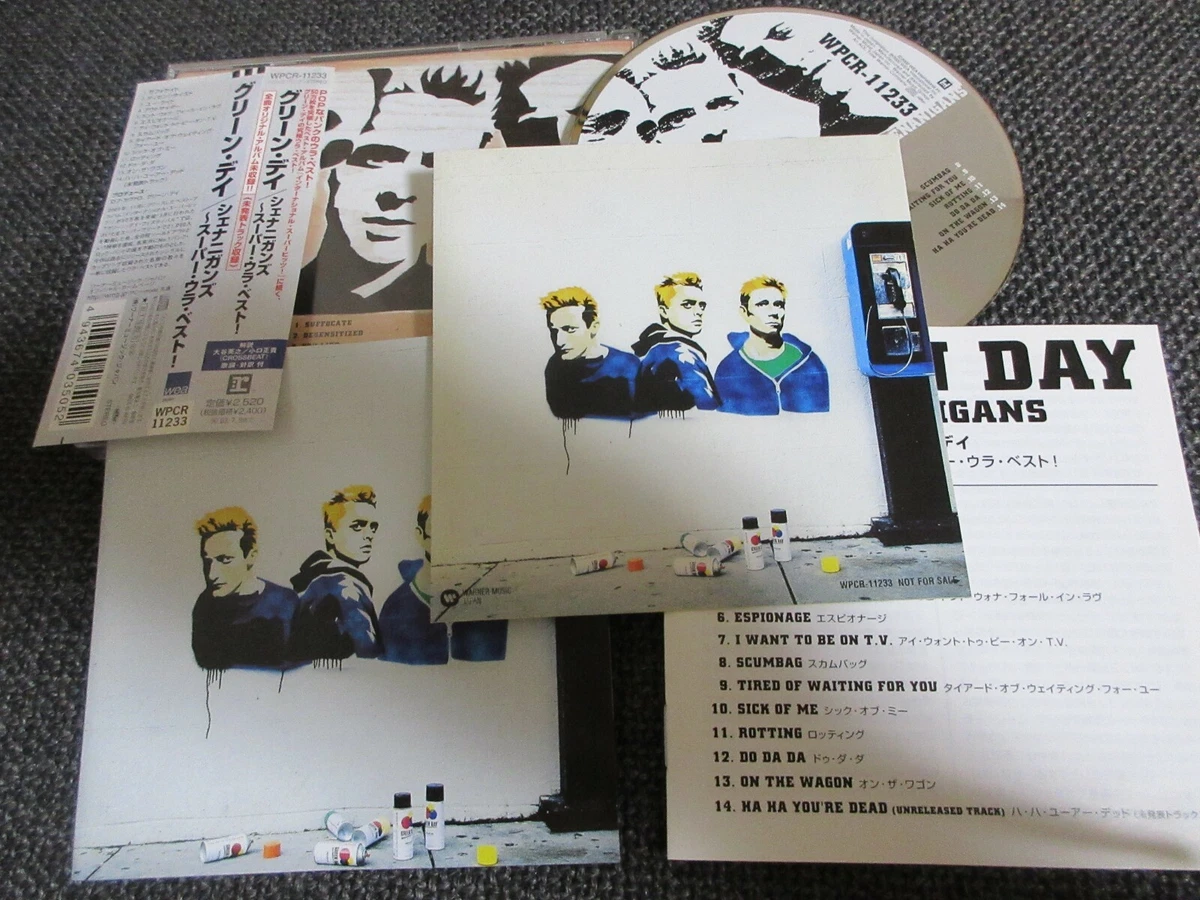 Green Day Shenanigans Album Cover