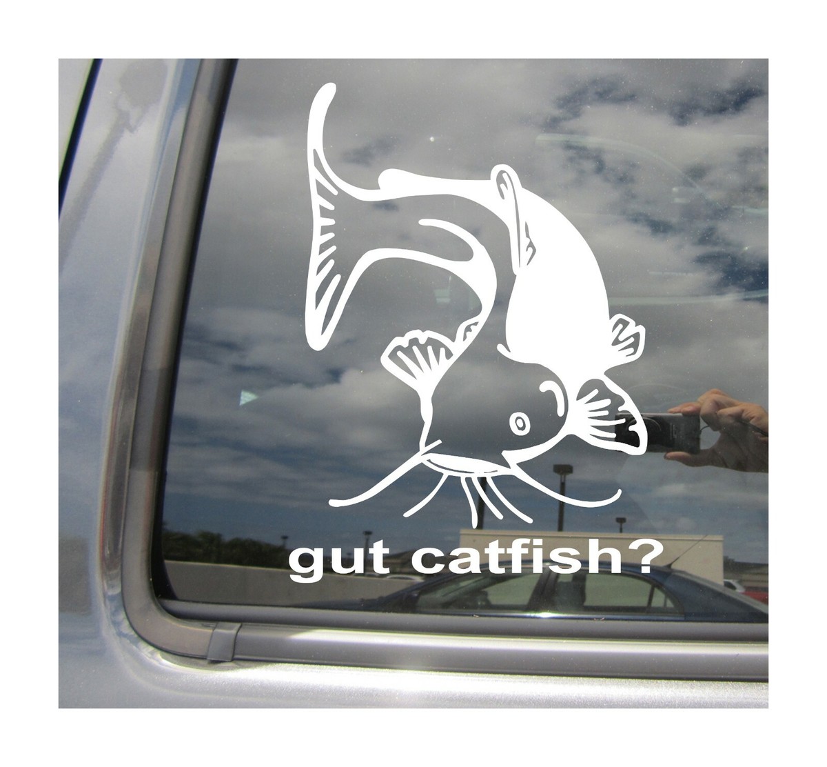 Funny Car Fishing Fish Funny Fishing Decal | Fish Decal Sticker For