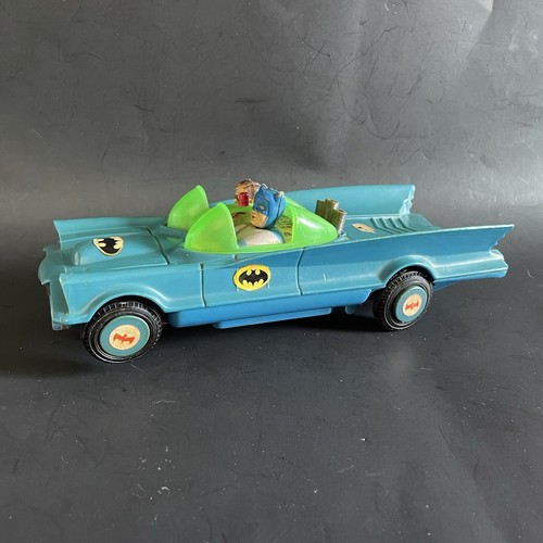 Vintage 1970’s Batman & Robin Bat Mobile Ahi-Japan Battery Operated Toy ...