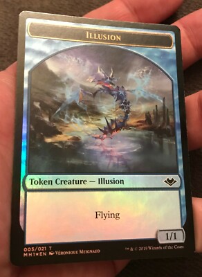 x1 Illusion Token FOIL MTG Modern Horizons Magic M/NM English | eBay