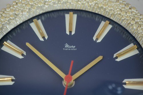 fantastic Spanisch Mid Century / Space Age Design Wall Clock 9,5" Ø | eBay