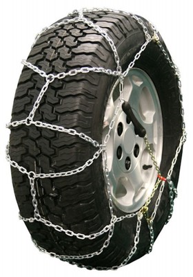 315/75-16 315/75R16 Diamond Back Tire Chains 3.7mm Link Pull Adjuster ...