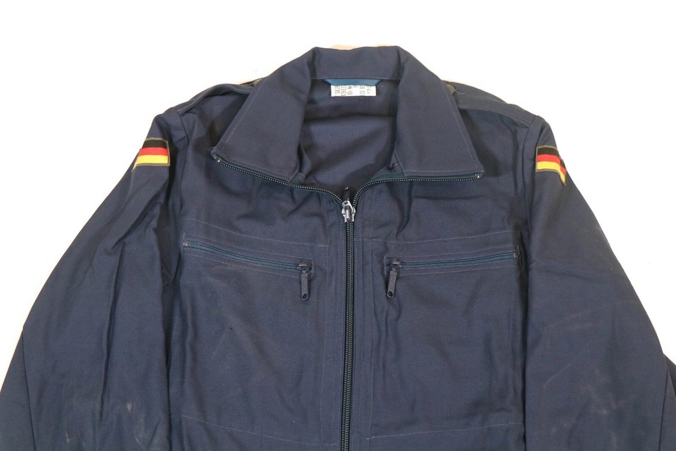 Medium - German Bundeswehr Navy Deck Jacket Blue Naval Surplus Coat ...