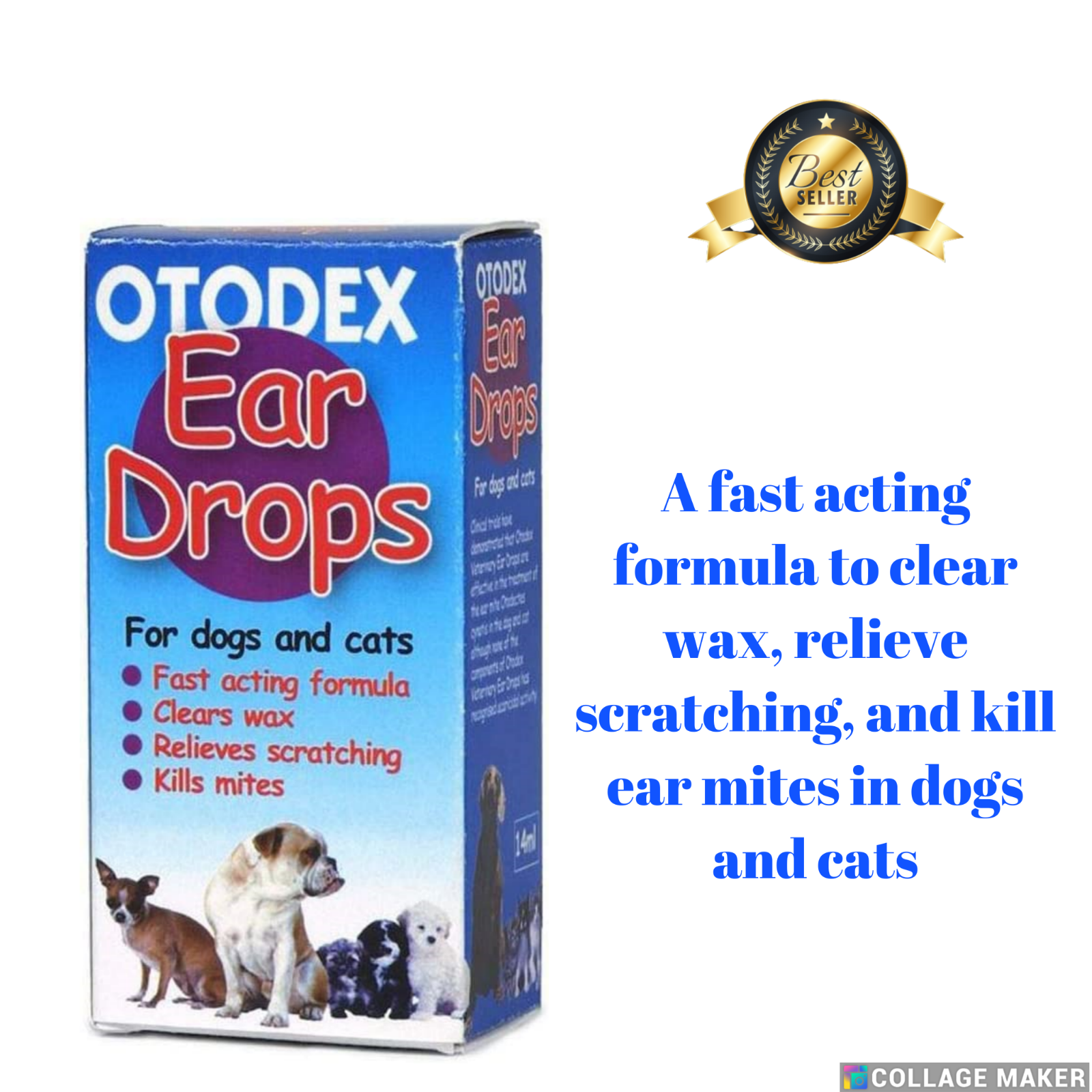 Otodex Veterinary Ear Drops 14ml for Pets for sale online | eBay UK
