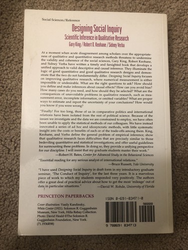 Designing Social Inquiry : Scientific Inference in Qualitative Research ...