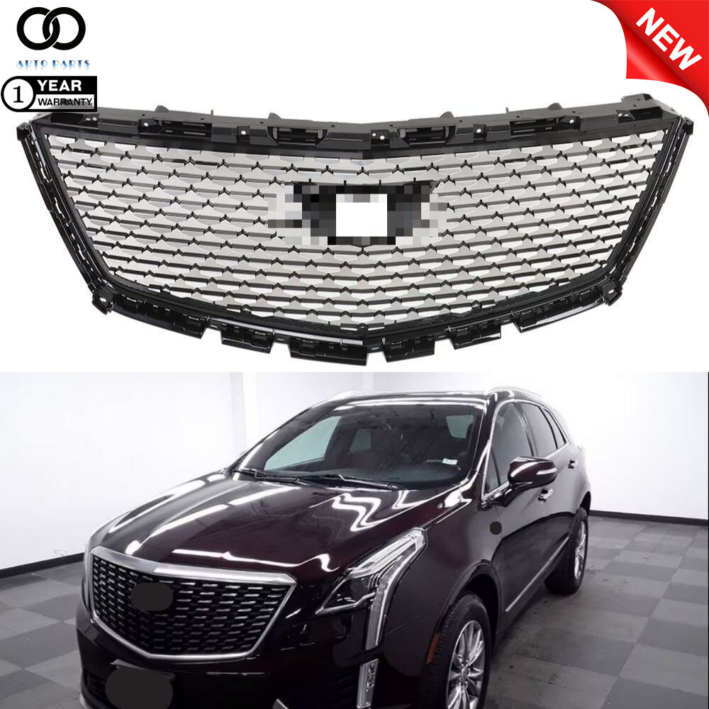For 2016-22 Cadillac XT5 Front Upper Grille Grill Black Diamond W/O ...