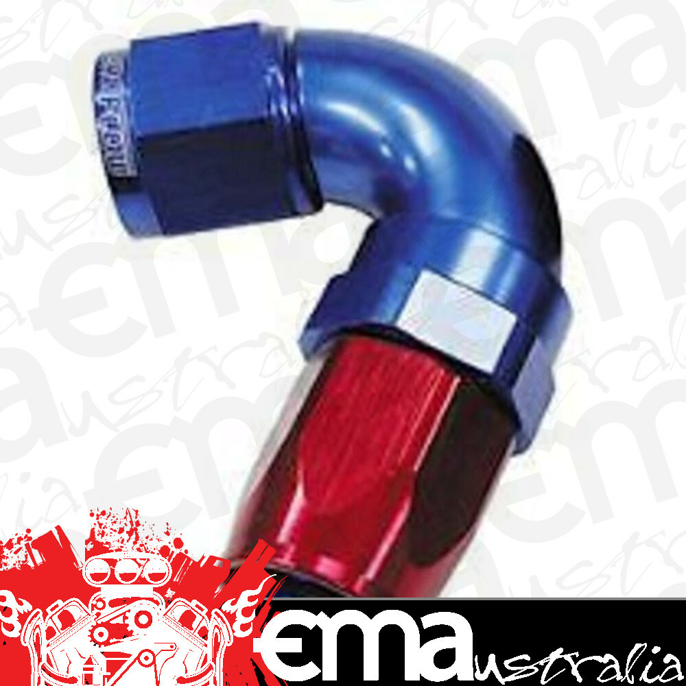 Aeroflow AF154-06 120 Deg Hose End -06AN Blue Full Flow Taper Style | eBay