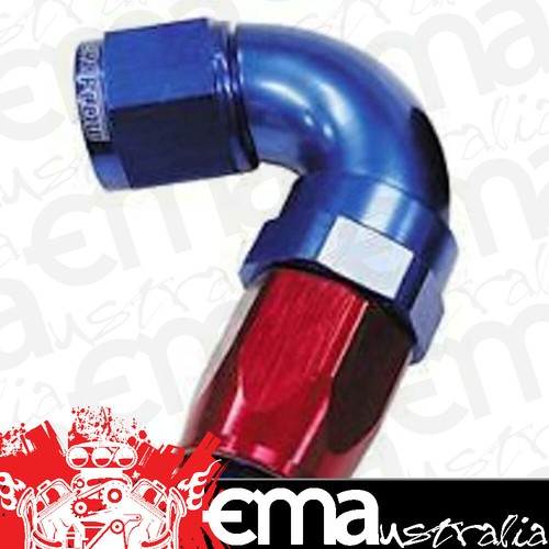 Aeroflow AF154-06 120 Deg Hose End -06AN Blue Full Flow Taper Style | eBay