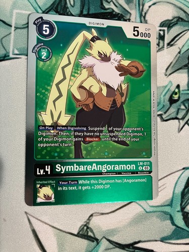 SymbareAngoramon LM-011 U Foil Digimon CCG | Exceed Apocalypse NM | eBay