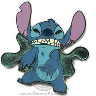 Disney Pin Stitch 60875 Deluxe Red Lanyard Starter Stitch Growling | eBay
