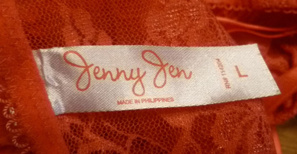 VINTAGE STYLE JENNY JEN PINK SEMI SHEER LACE BABYDOLL SHORT NIGHTDRESS ...