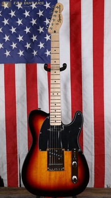 Squier Affinity Telecaster Maple Fretboard, String Through - 3 Tone ...