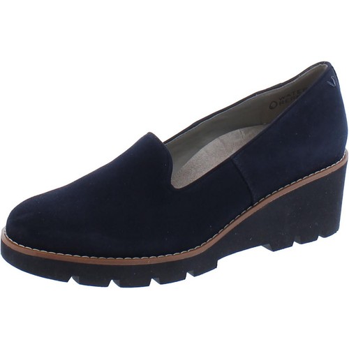 Vionic Womens Willa Navy Suede Slip On Loafers Shoes 5 Medium (B,M ...