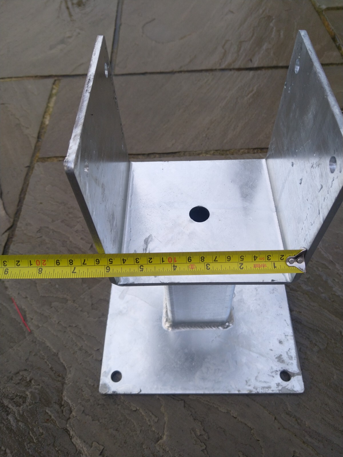 Elevated Post Base Support Brackets Galvanized Heavy Duty 150mm Socket ...