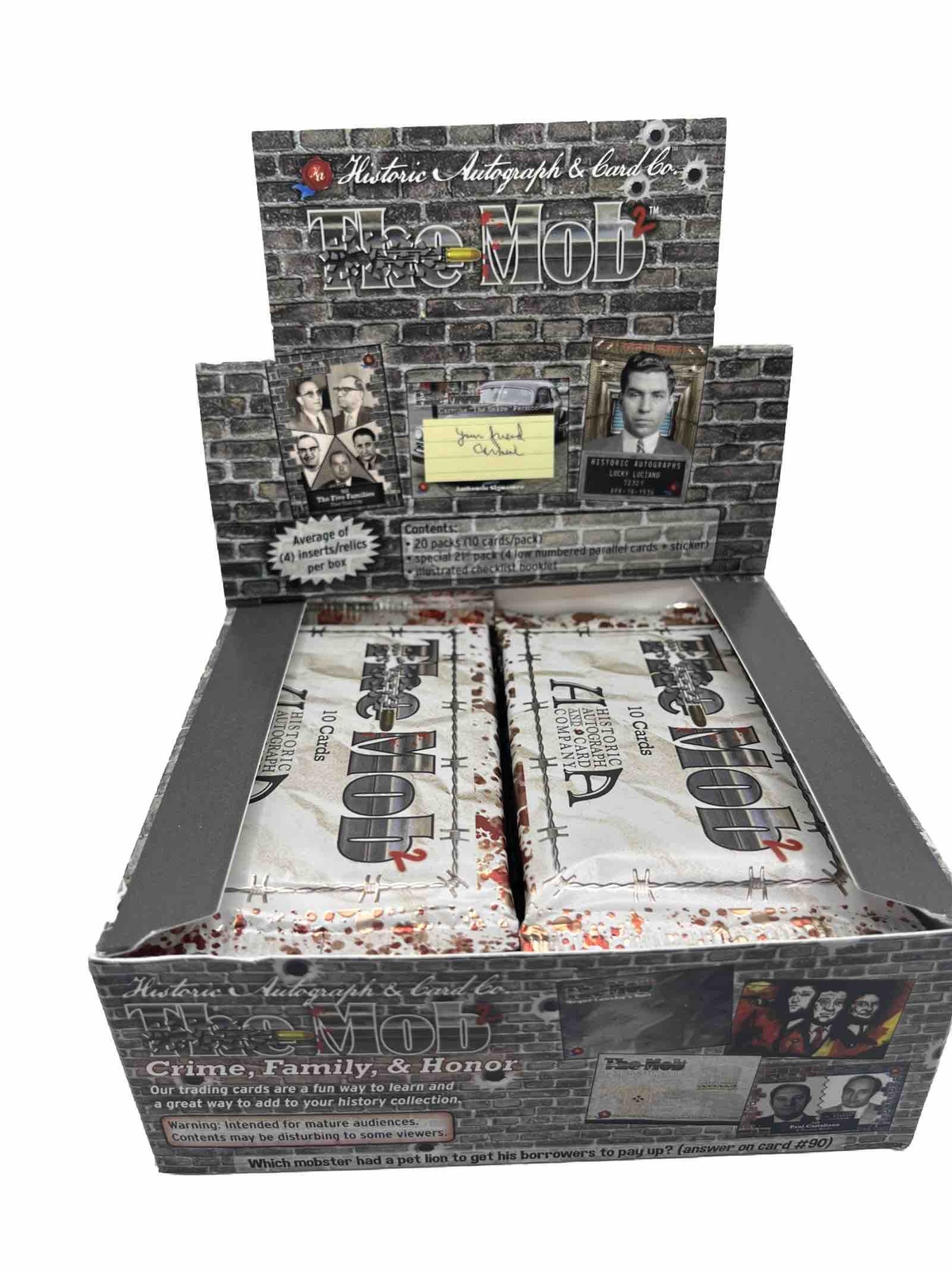 2023 Historic Autographs The Mob Series 2 - Packs of 10 Cards from ...