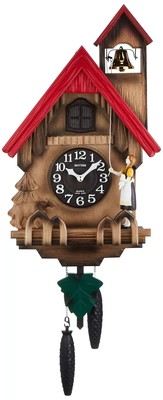 Cuckoo Clock Hanging Cuckoo Lorian R Authentic Bellows Style Brown 65 ...