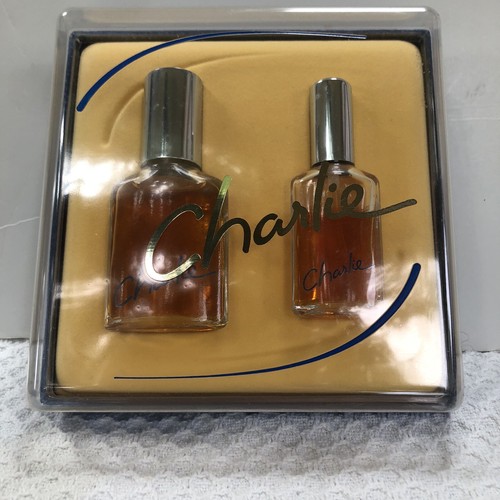 Vintage Charlie Concentrated Cologne Spray Set 1oz & .47oz With ...