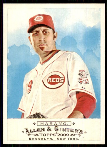 2009 Topps Allen & Ginter Aaron Harang Cincinnati Reds #103 MLB ...