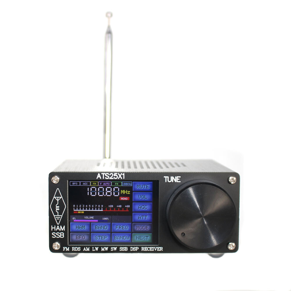 ATS-25X1 Si4732 Full Band Radio Receiver with 2.4 inch Touch Screen FM ...