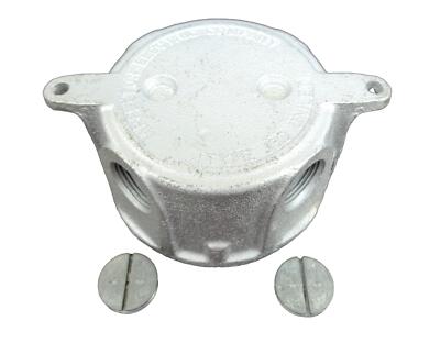 JBDX-75L, APPLETON, Conduit Outlet Box, Type JB, (4) 3/4", Malleable ...
