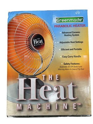 Greenmade 800-Watt Electric Ceramic Parabolic Space Heater | eBay