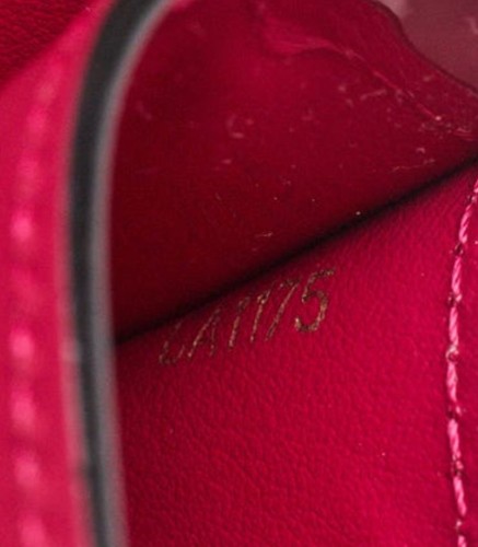 Louis Vuitton Rose Indian Vernis Louise LV Buckle Wallet Leather | eBay