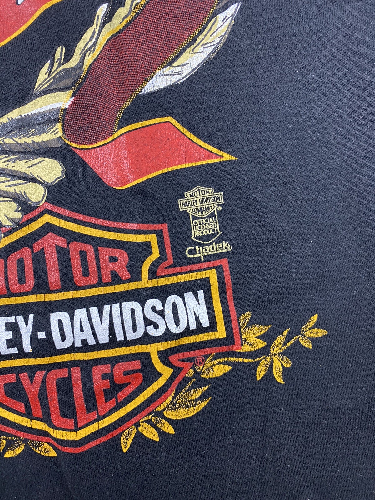 Vintage Paper Thin 3D Emblem Harley Davidson Live to … - Gem