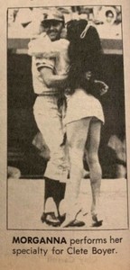 1970 The Sporting News - Morganna the Kissing Bandit, Three Rivers ...