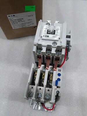 AN16GN0AB EATON STARTER 3POLE 45AMP COIL 110/120V AUX 1 N.O SIZE 2 NEW ...