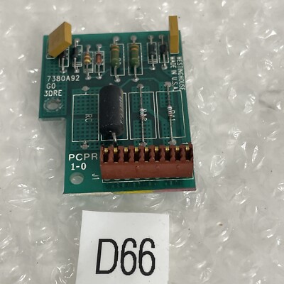 WESTINGHOUSE 7380A92GO3DRE PCB CIRCUIT BOARD BRIDGE CARD FAST SHIPPING ...