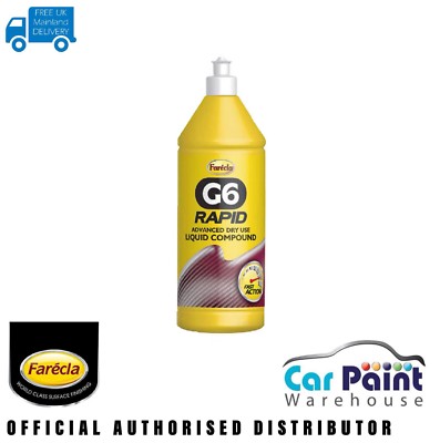 FARECLA G6 Rapid Advanced Dry Use Liquid Compound 1L Cutting Paste ...