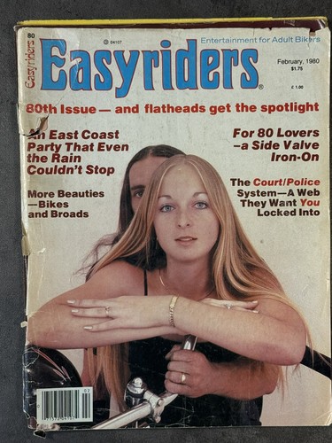 Vintage Easyriders Magazine February 1980 Loose Front & Rear Cover | eBay