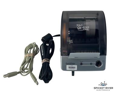 Brother P-Touch QL-500 Thermal Label Printer w/ Power & USB Cable | eBay