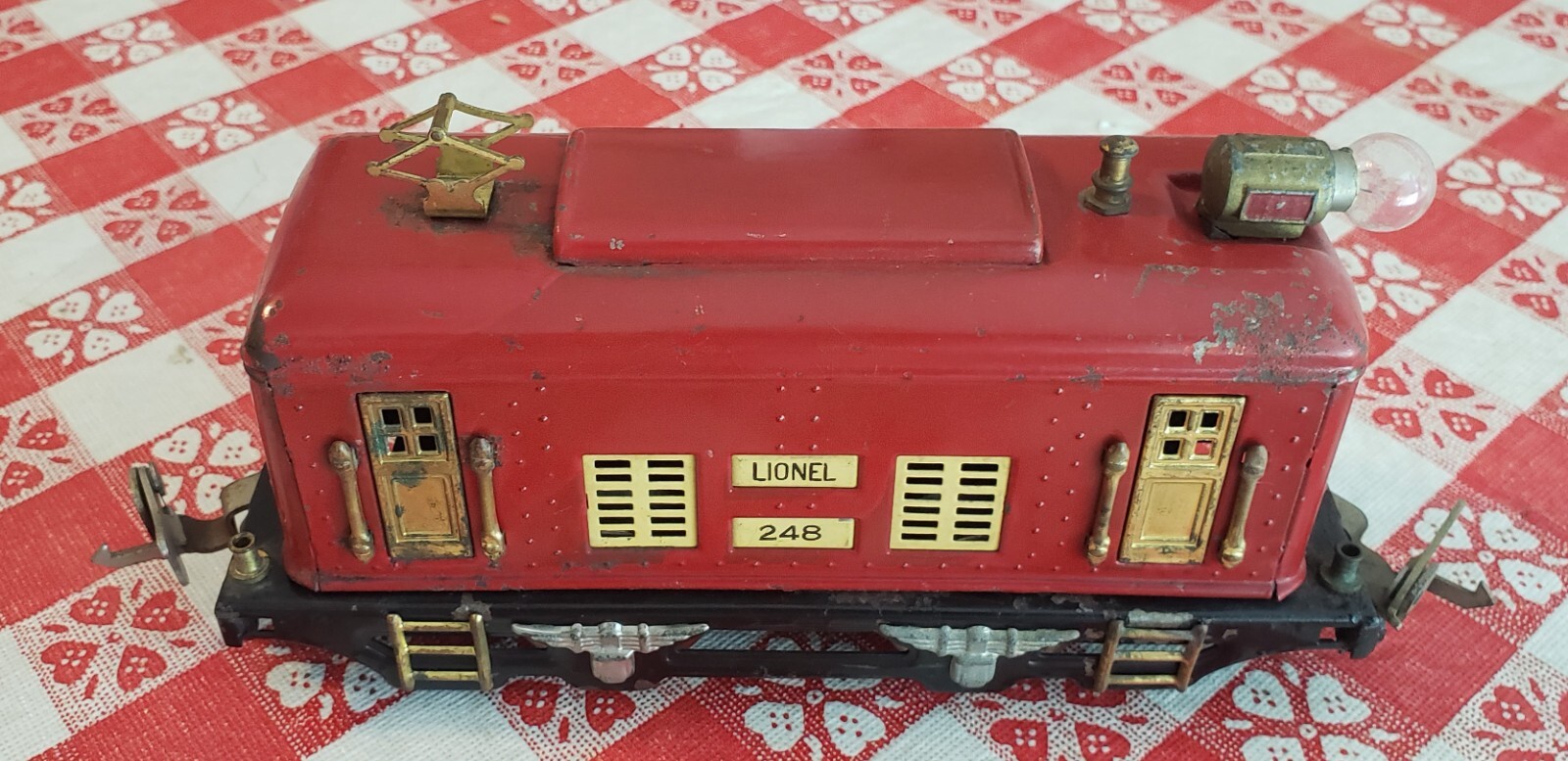 Vintage Lionel 248 O Gauge Locomotive, Red, Pre-War | eBay