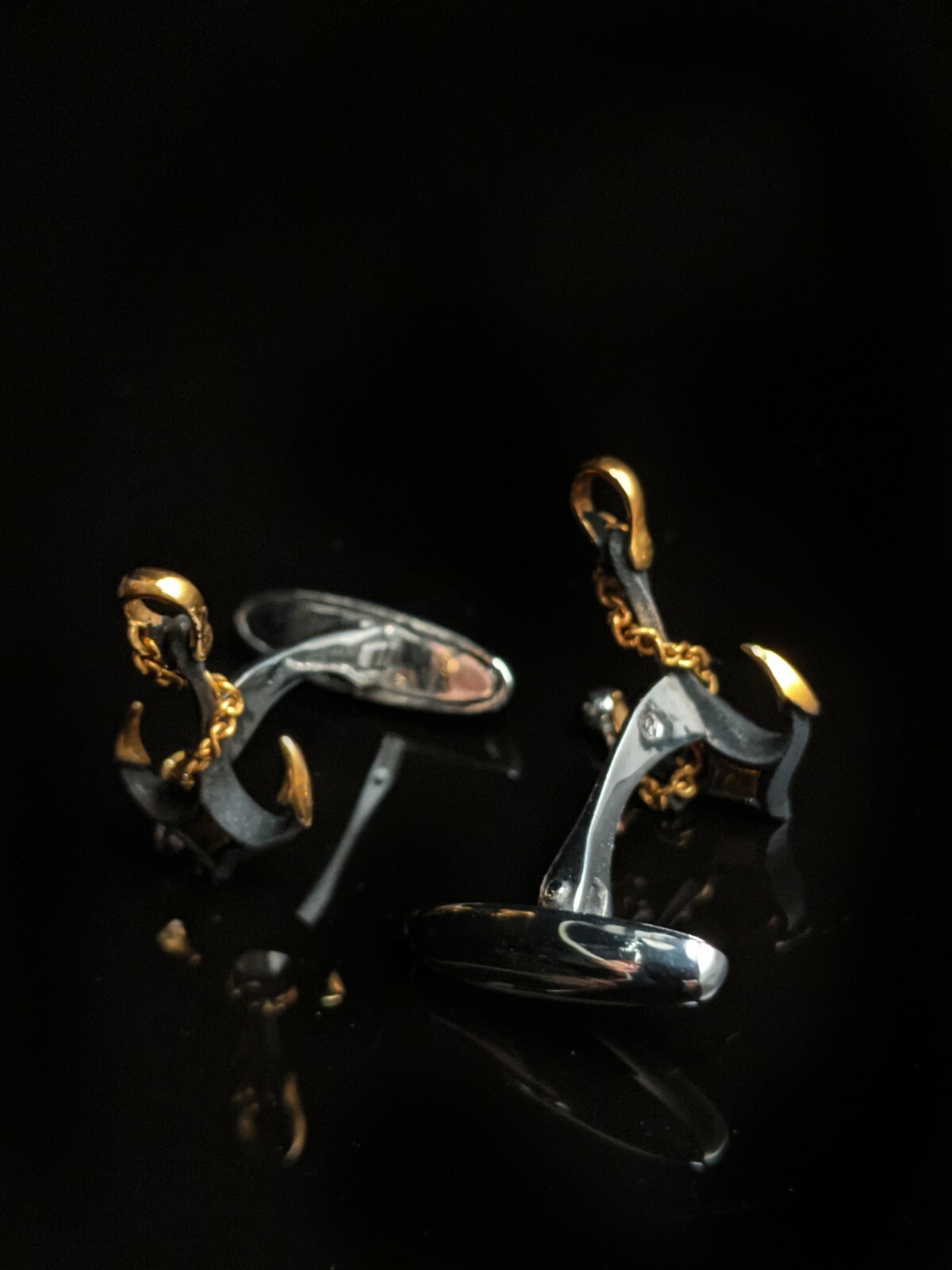 Anchor Cufflinks with LED Display Case | eBay