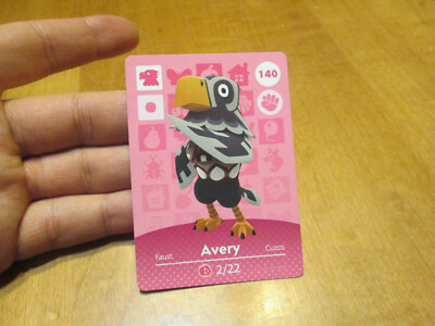 AVERY # 140 Welcome To Animal Crossing New Leaf Horizons AMIIBO Card ...