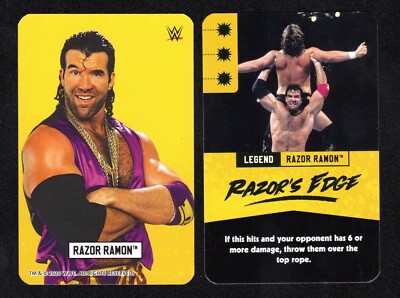 Razor Ramon 2020 WWE Wrestling In Ring Finishing Move Card | eBay