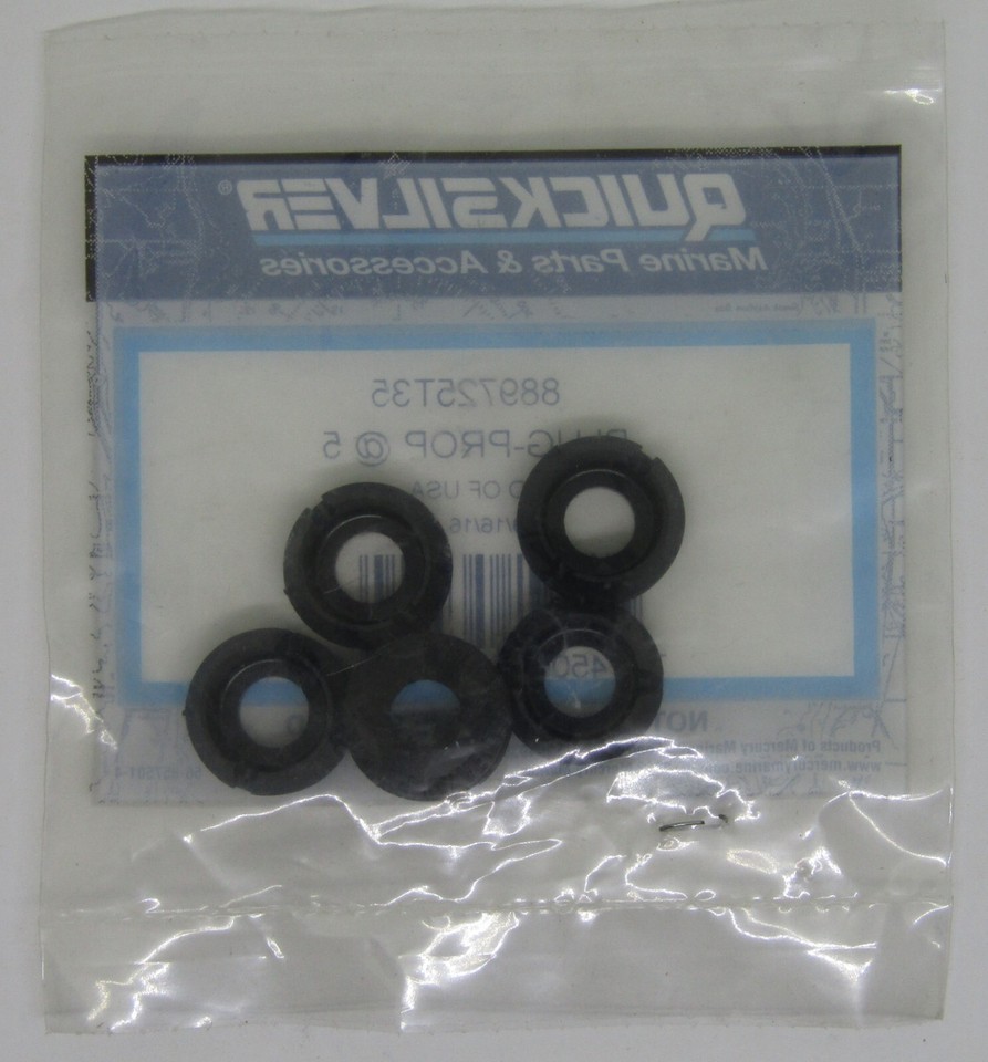 New Quicksilver Mercury Marine Boat OEM Prop Plug Pack of 5 Part No ...