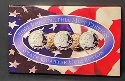 2001 Philadelphia Mint Edition State Quarter Collection with ...