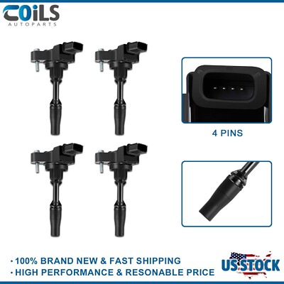 4X Ignition Coils For Chevy Colorado Impala Malibu Buick GMC Cadillac ...