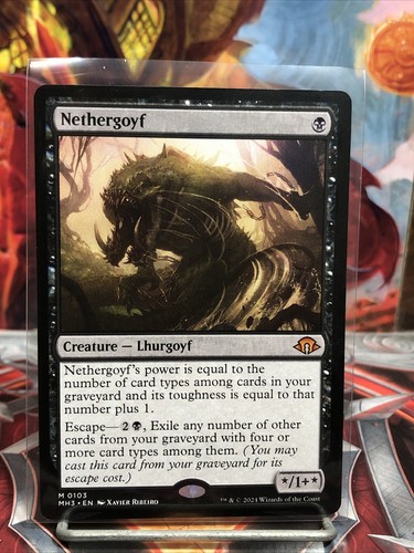 Nethergoyf (Non-foil) Modern Horizons 3 0103 Mythic MTG | eBay