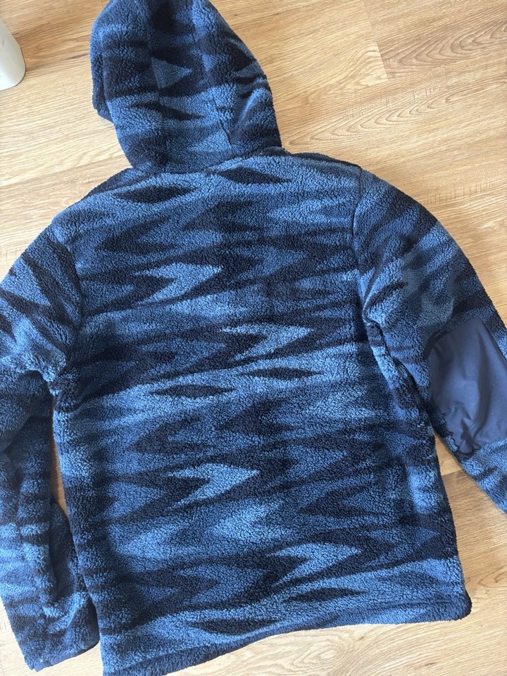 The North Face Men's Fleece Hooded 1/2 Zip Geometric Pullover Hoodie ...